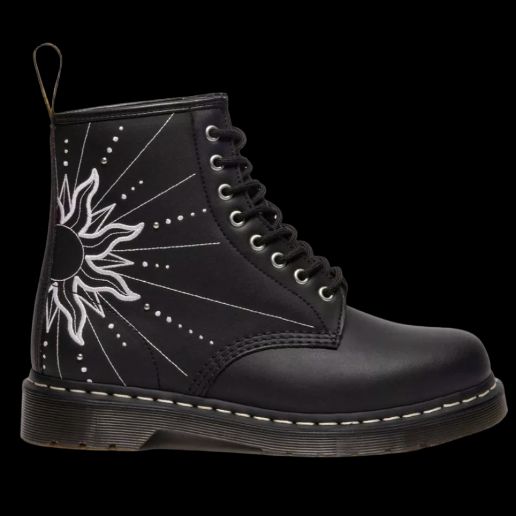 Dr Martens - 8 Eyelet Solar Flare Reclaimed Leather Lace up Boots ...