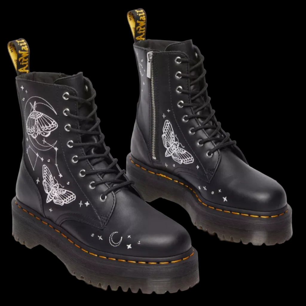 Dr Martens - Celestial Moth Jadon Leather Boot 41329001 | Vixens and Angels