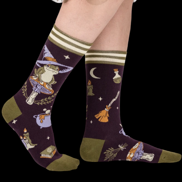 Foot Clothes - Archtoad of Hatville Crew Socks | Vixens and Angels