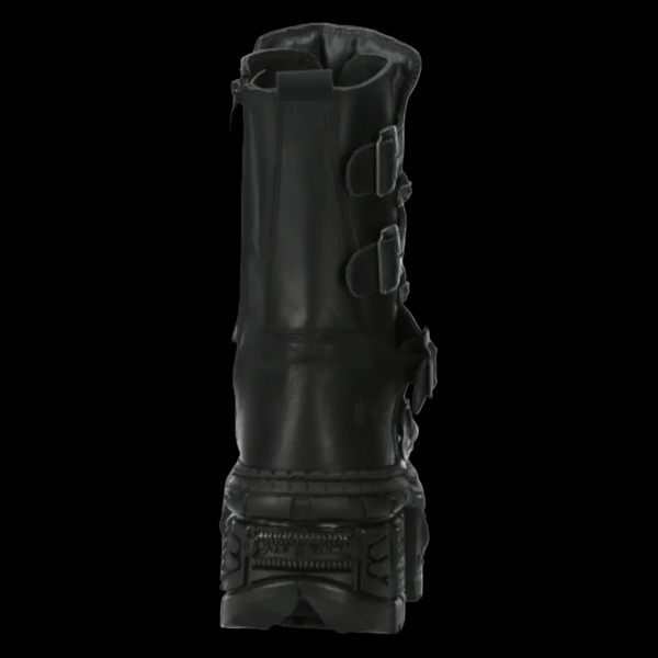 New Rock - Leviathan 4 Buckle Platform Boot | Vixens and Angels
