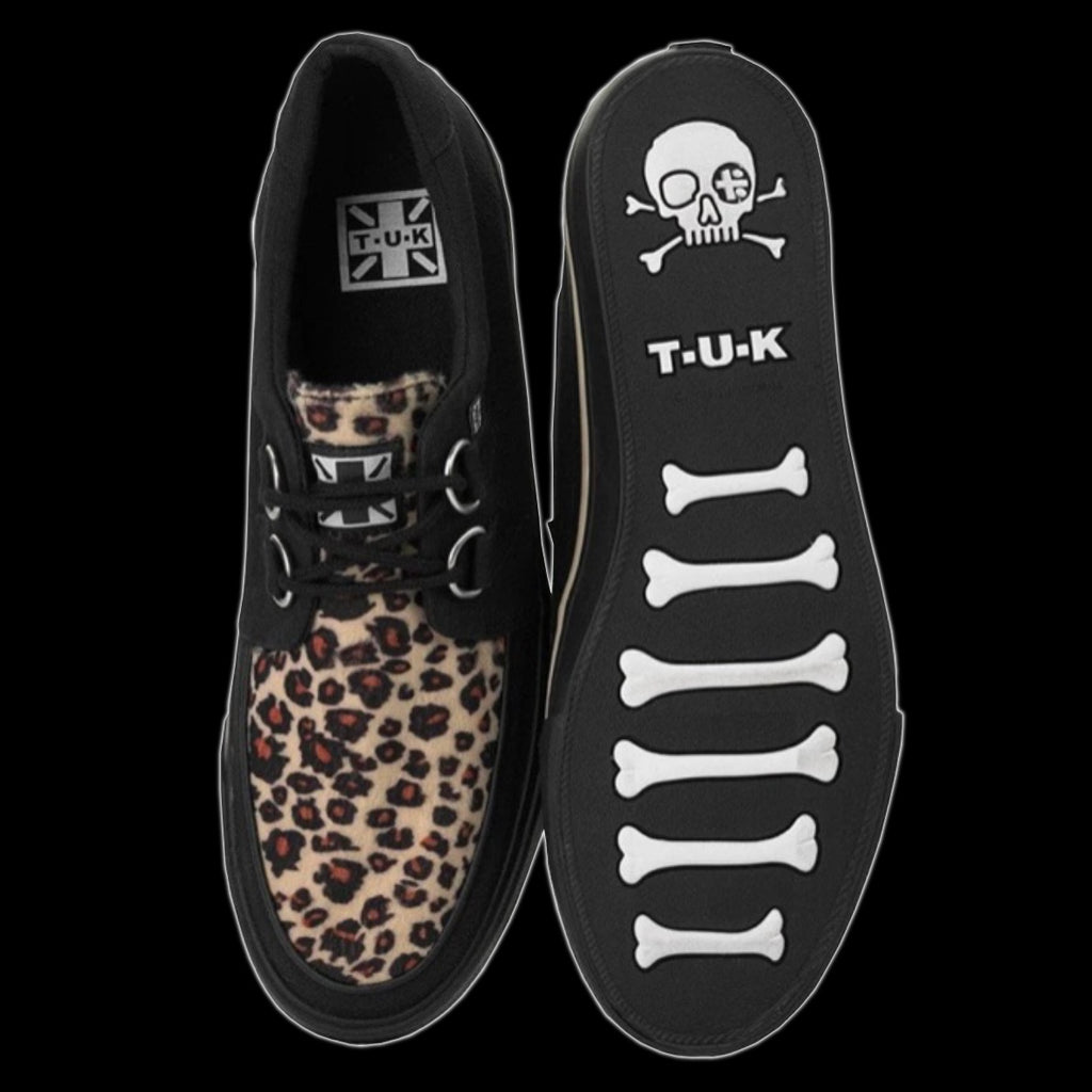 TUK Leopard Print Suede D-Ring VLK Creeper Sneaker Shoee A9181 | Vixens ...